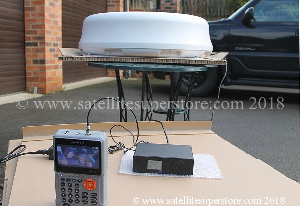 Automatic satellite dishes for motorhomes. Satellite domes. Maxview ...